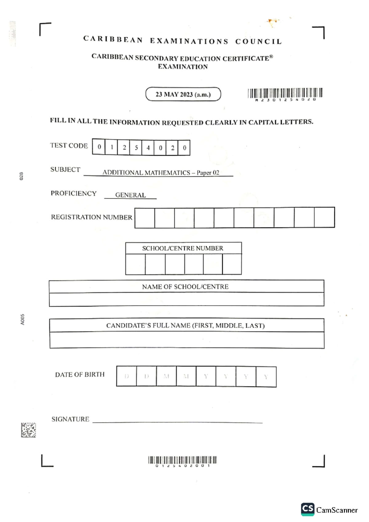 CXC CSEC EDPM Past Paper Booklet Highlights (2005-2012) - Studocu