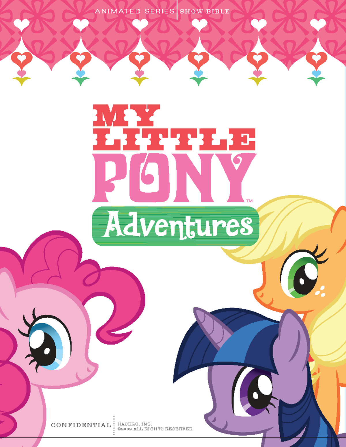 My Little Pony Adventures Show Bible - Official Overview - Studocu
