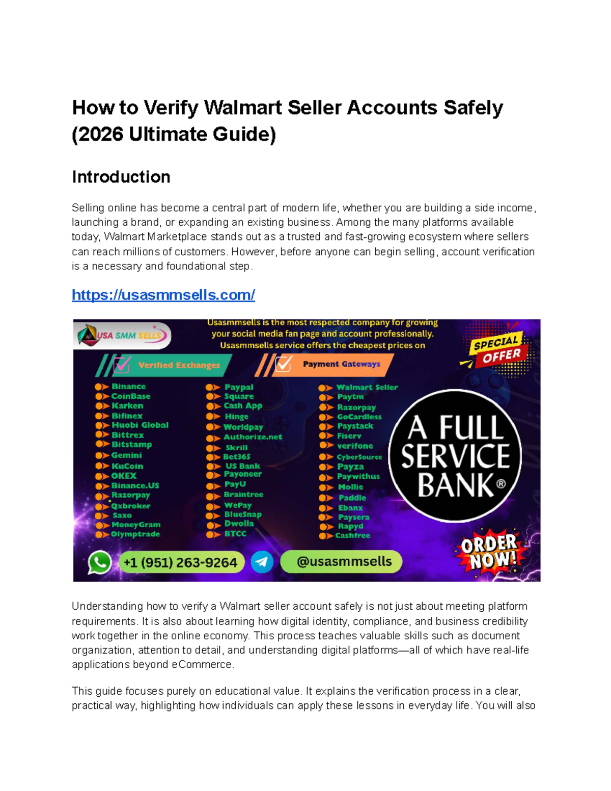 Top 17 Best Places to Buy Verified Walmart Seller Accounts (2026 Guide ...