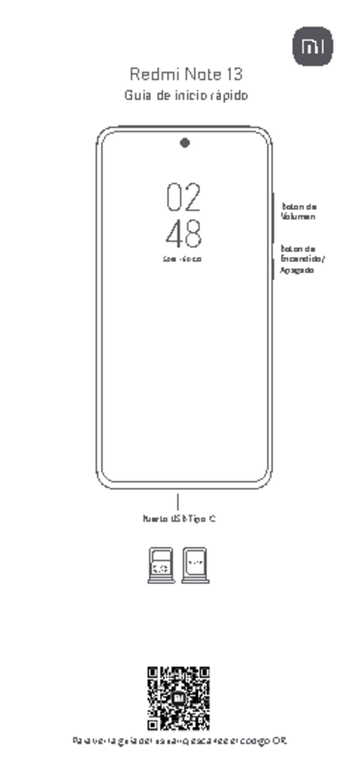 Redmi Note 13 Guía de Inicio Rápido y Seguridad del Usuario - Studocu