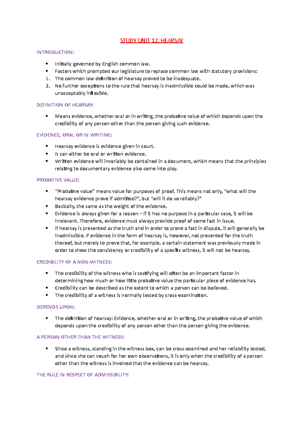SU 11 Pre-Trial Procedure: Key Steps and Requirements for Trial ...