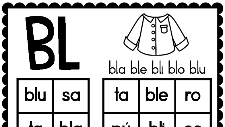 BL 2 - Cuaderno para Trabajar las Sílabas Trabadas - Studocu