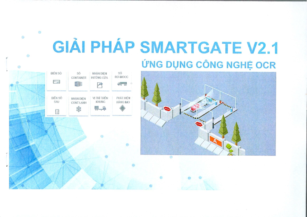 Giai Phap SmartGate V2.1: Ung Dung Cong Nghe OCR 0001 - Studocu
