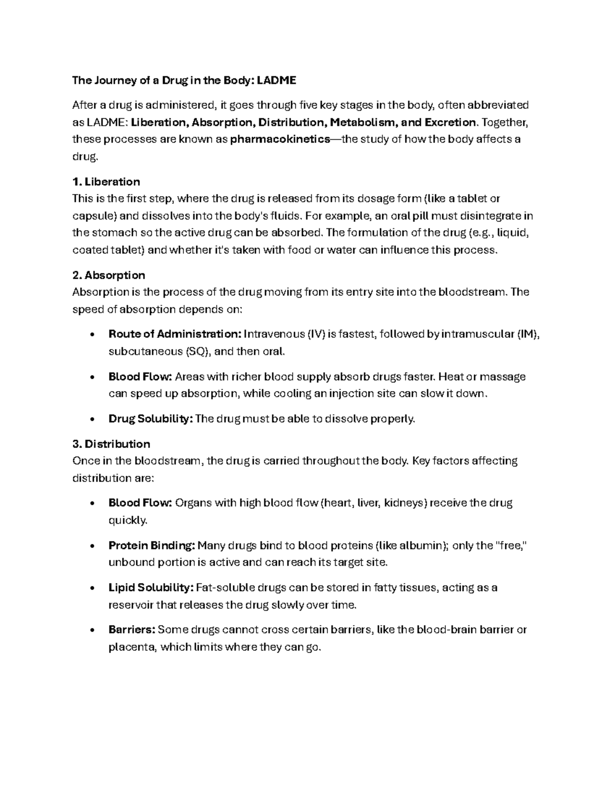 Drug Interactions & Pharmacokinetics: A Comprehensive Overview - Studocu
