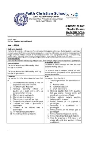 Grade 11 Statistics & Probability ADM Module: Week 1 Overview - Studocu