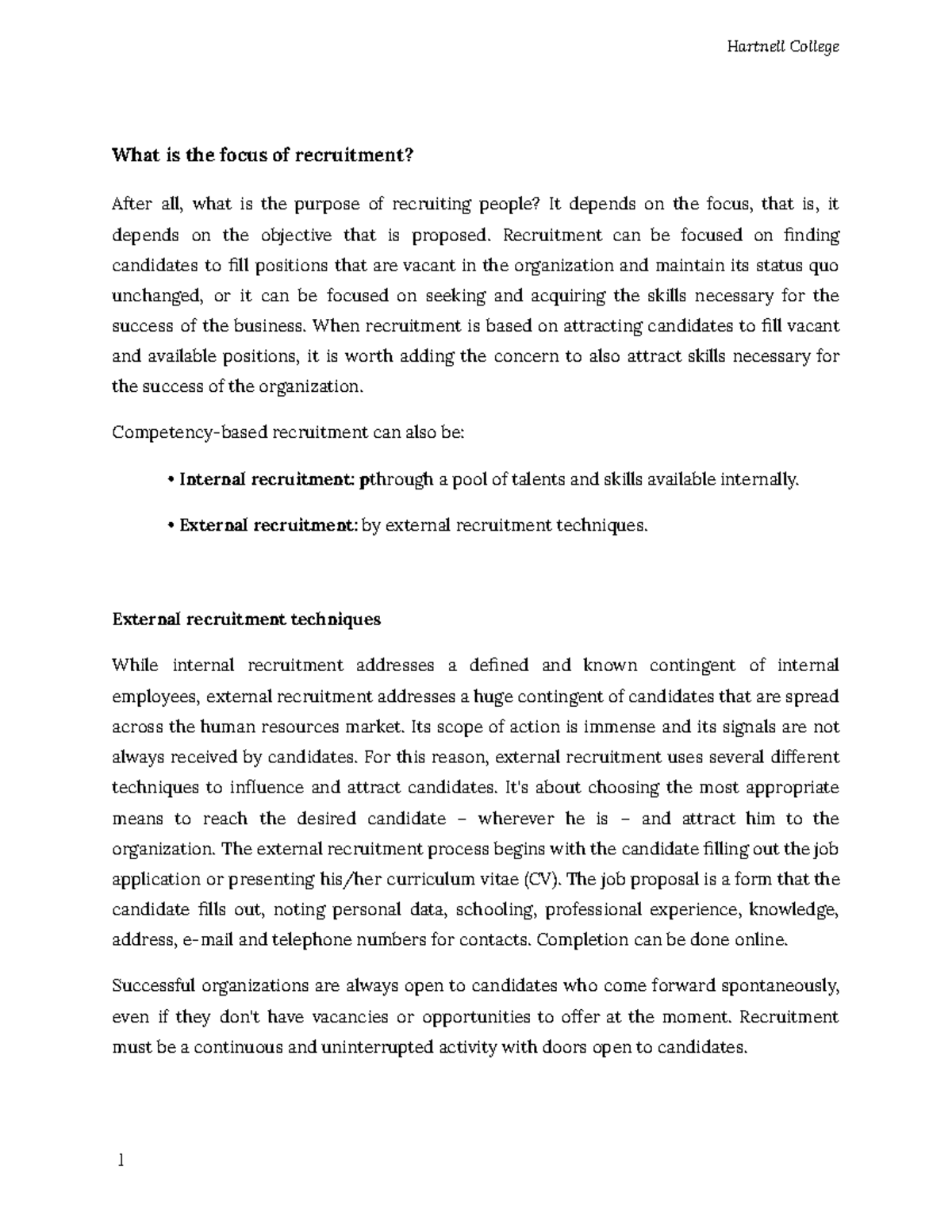 Recruitment Strategies: Understanding Internal & External Approaches ...