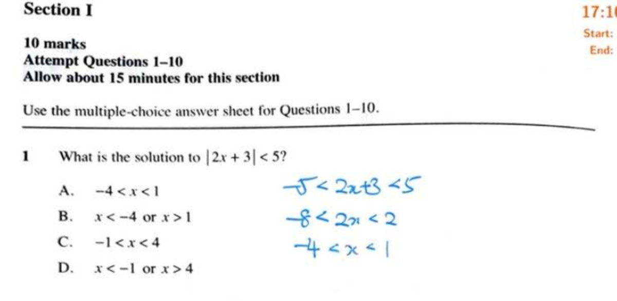 Mathematics Extension 1 HSC Exam Questions & Solutions (2025) - Studocu
