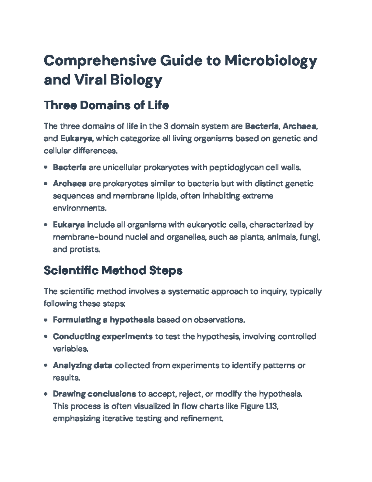 Comprehensive Overview of Microbiology and Viral Biology ...
