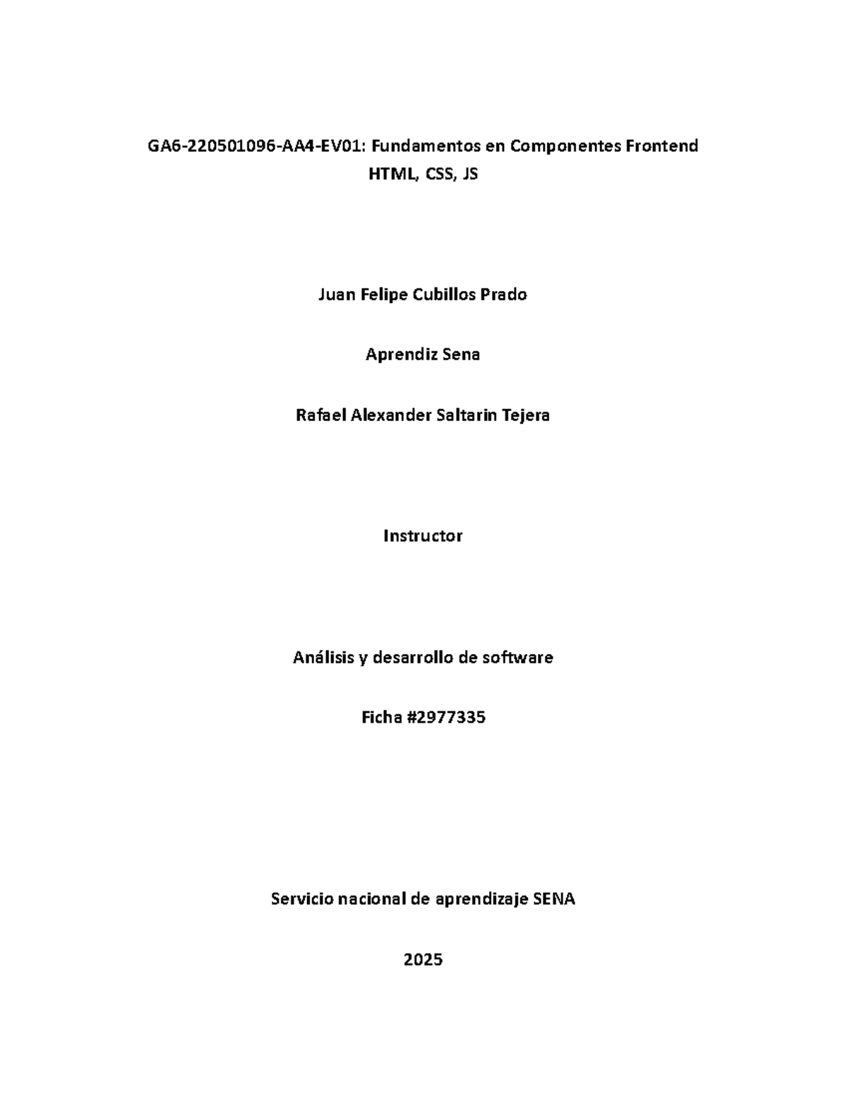GA6-220501096-AA4-EV01 Tutorial sobre Fundamentos de HTML, CSS y JS ...