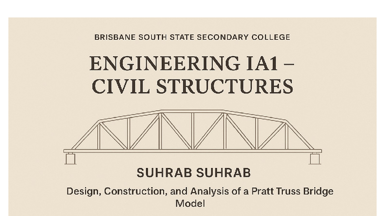 Engineering IA1 Final - Civil Structure Design and Analysis - Studocu