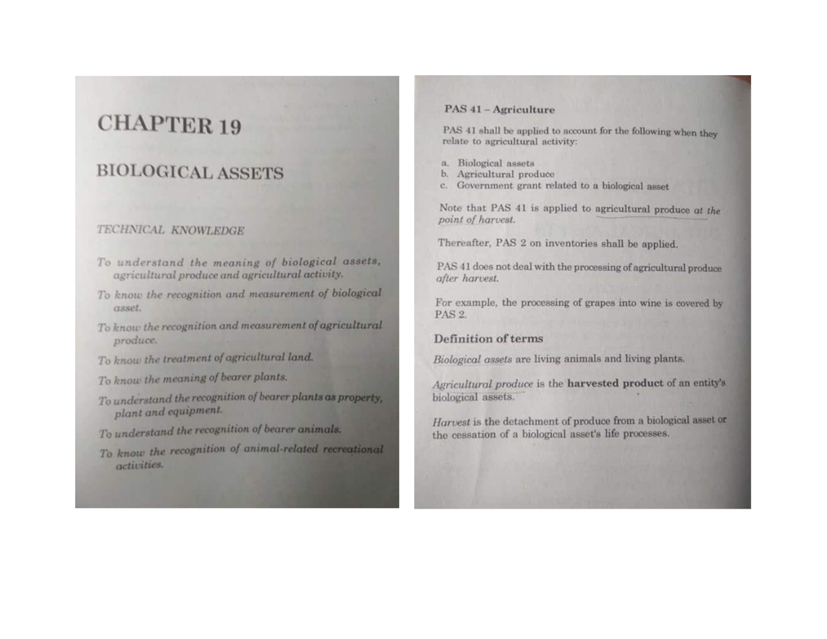 Biological Asset Management - Valix Overview and Strategies - Studocu