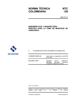 NTC 5017 Normativa sobre Accesibilidad en Servicios Sanitarios - Studocu