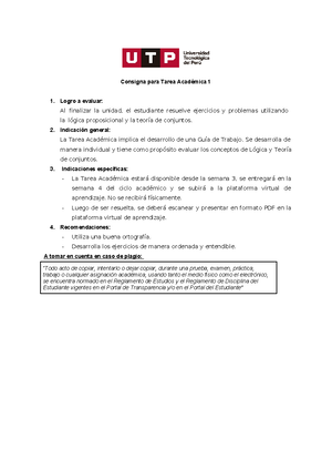 🔴 (AC-S04) Semana 04 - Tema 01 Tarea - Tarea Académica 1 - Fundamentos DE LA Contabilidad Y ...