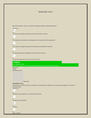 Graded Quiz Unit 3 - Unit 3 - Started on Tuesday, 25 April 2023, 6:28 ...