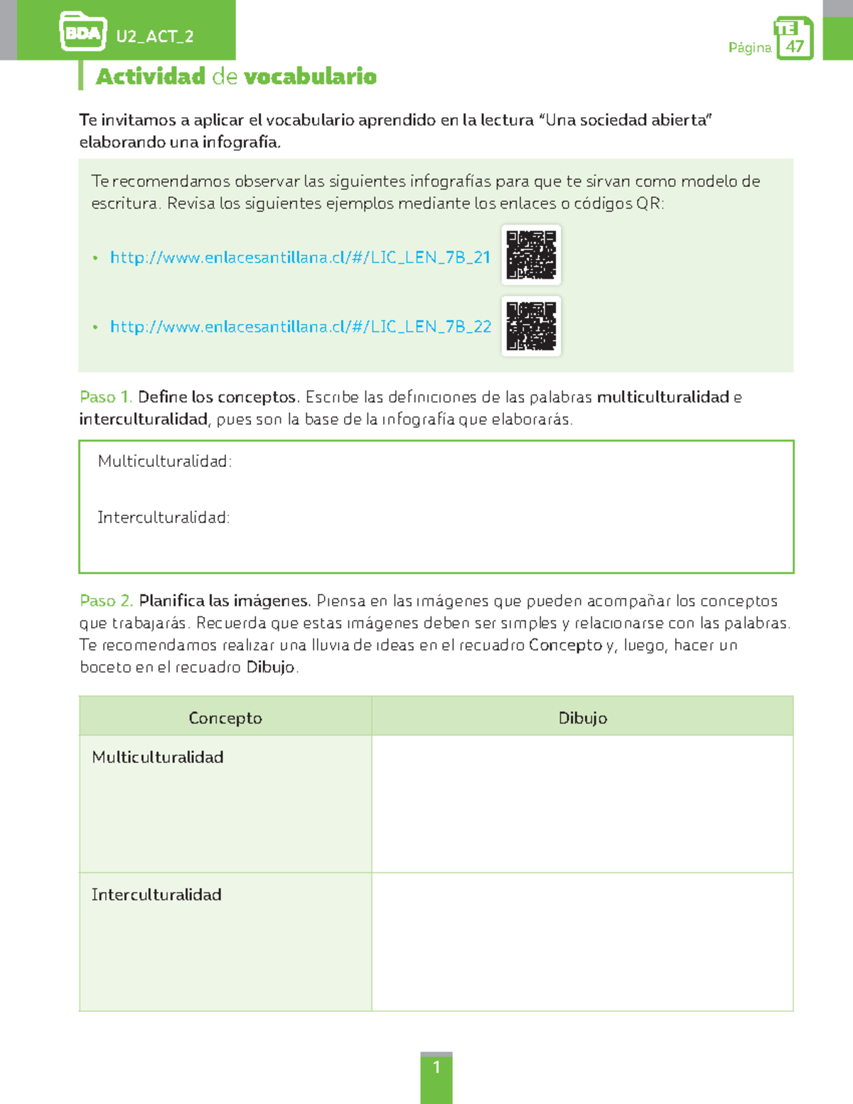 U2 ACT 2 - Actividades para estudiantes - 1 U2_ACT_ Actividad de ...