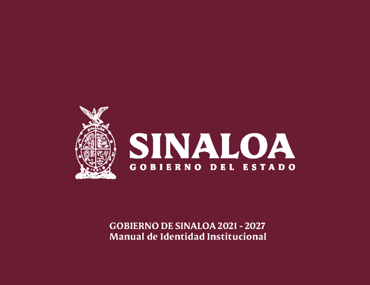 Manual de Identidad Institucional del Gobierno de Sinaloa 2021-2027 ...