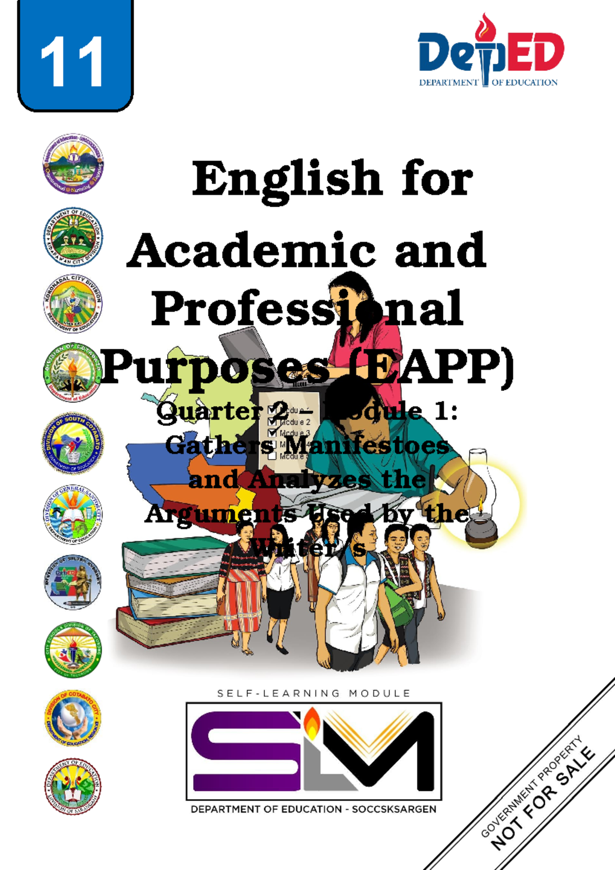 EAPP 11 Quarter 2 Module 1: Analyzing Manifestoes & Arguments - Studocu