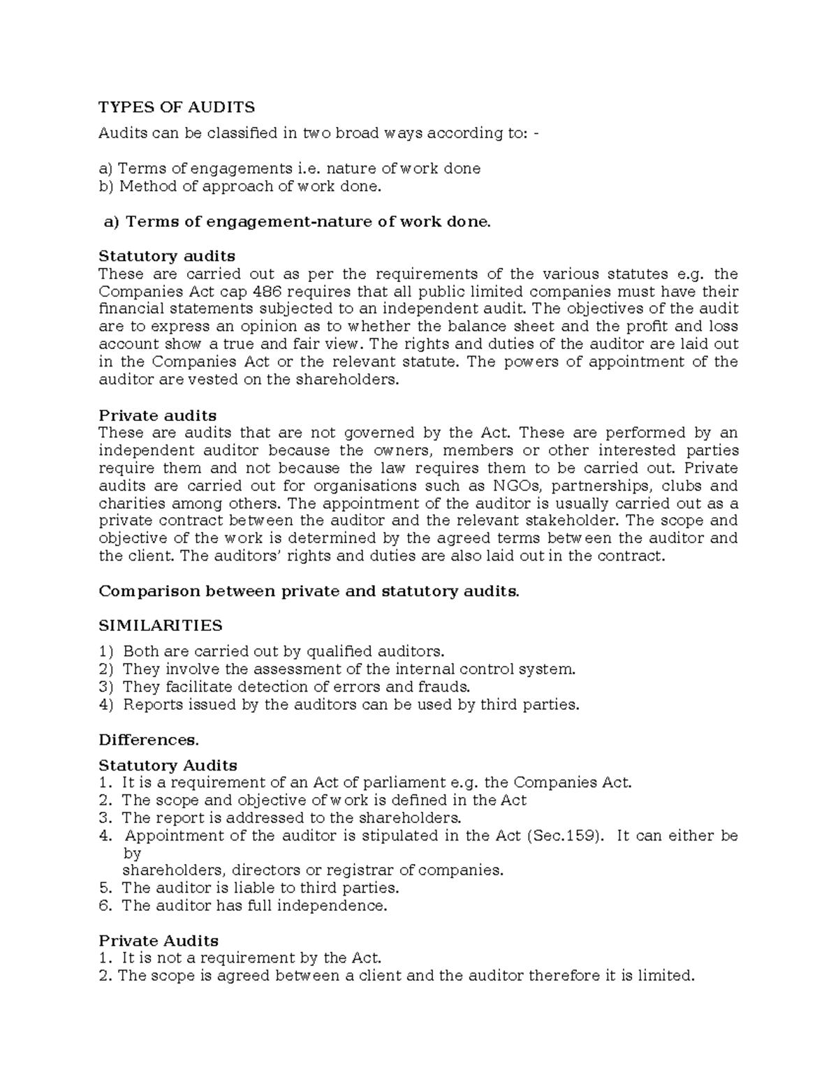 Types of Audits: A Comprehensive Overview of Audit Classifications ...