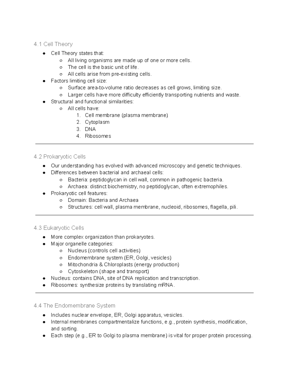 Cell Biology Concepts: Structure & Function of Cells & Membranes (BIO ...