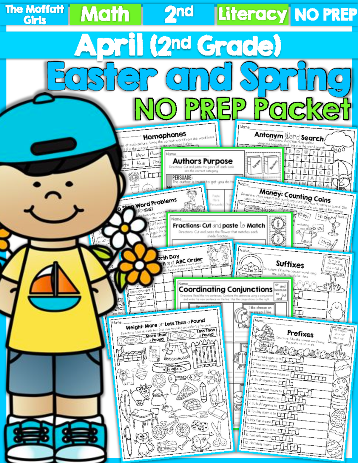 April NO PREP Math & Literacy Packet for 2nd Grade - Spring Theme - Studocu
