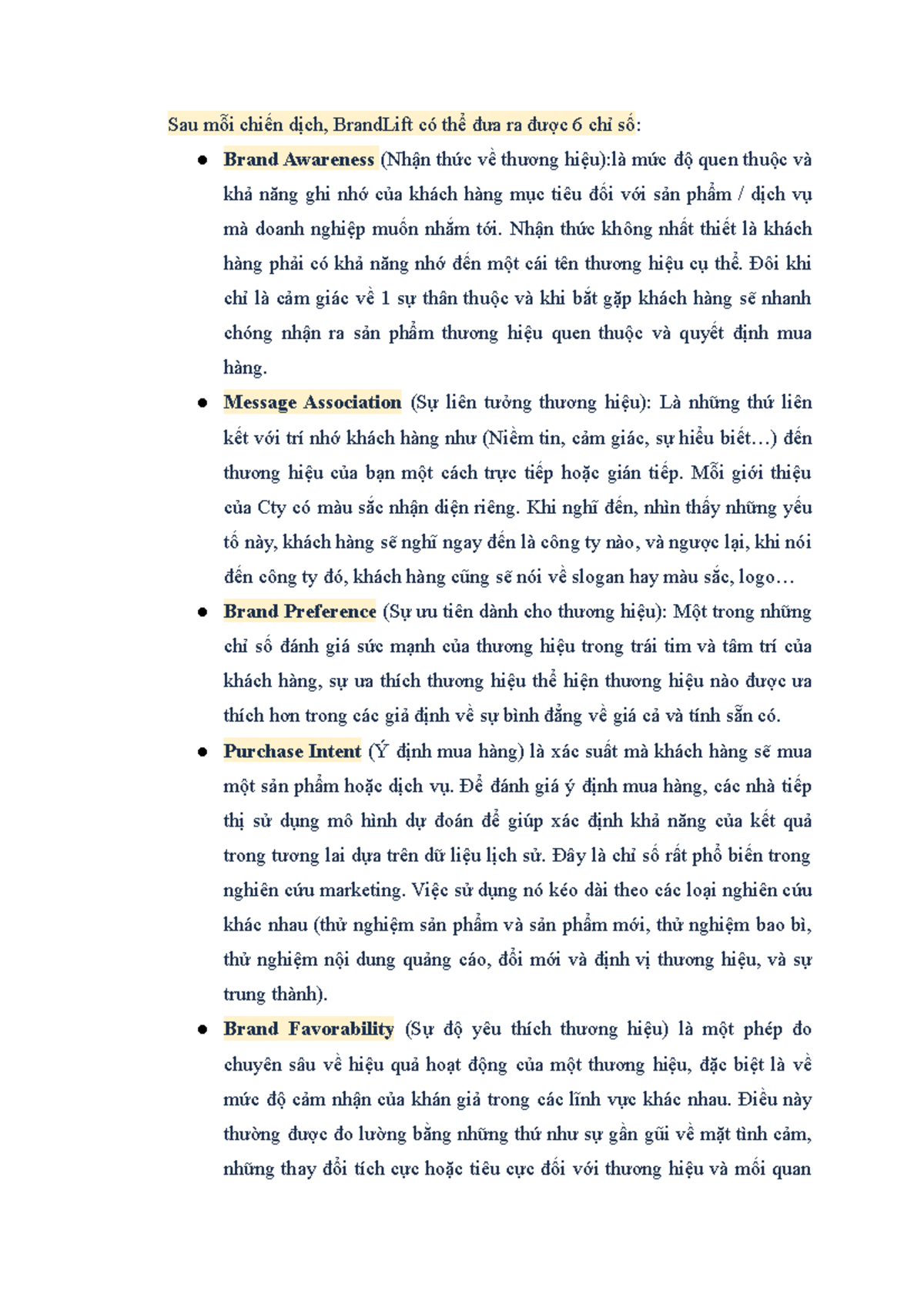 Brandlift Metrics Overview: Understanding Key Brand Impact Indicators ...