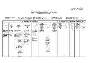 Sample Application form-2 CCA - TESDA-OP-CO-05-F Rev. 00 – 03/01 ...