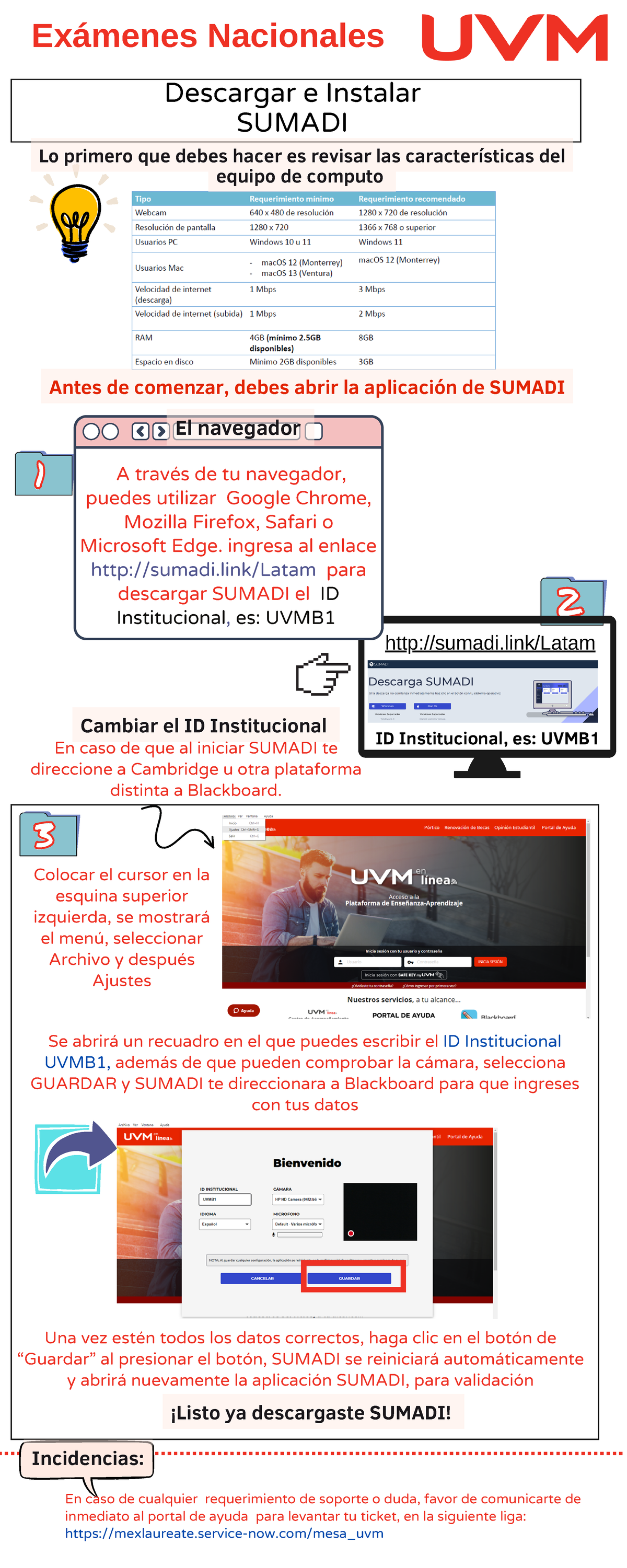 Guía para Descargar SUMADI - ID UVMB y Configuración Inicial - Studocu