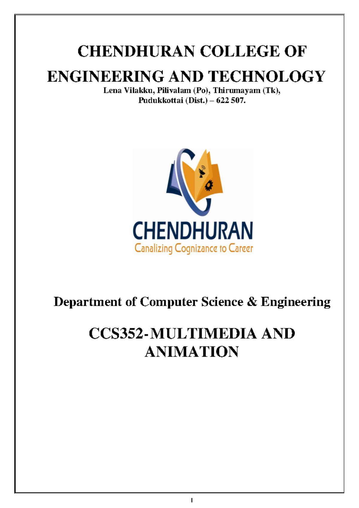 CCS352 - Multimedia Lab Manual: A Guide to Practical Experiments - Studocu