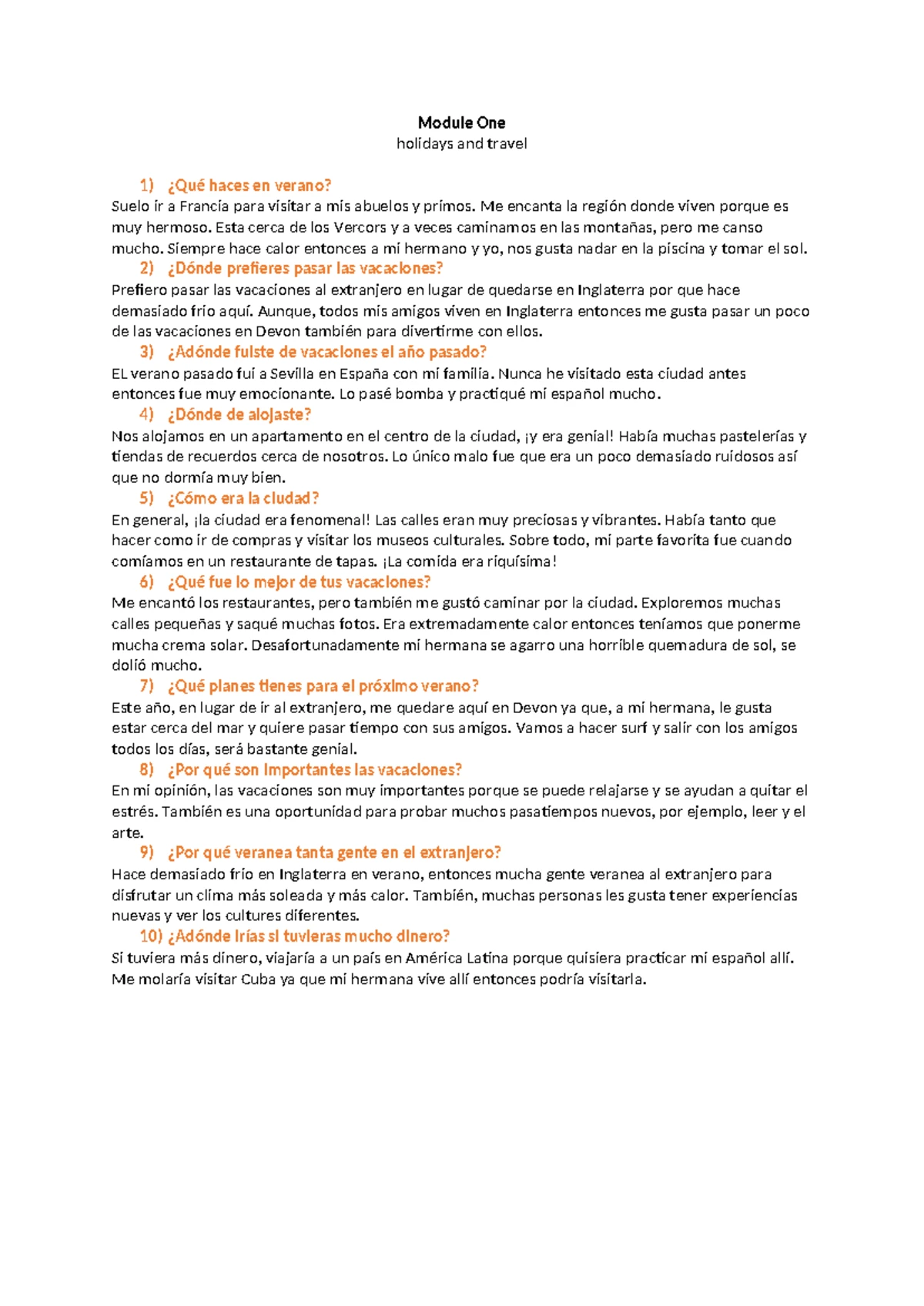 Complex structures for spanish GCSE - Complex Structures for Spanish ...