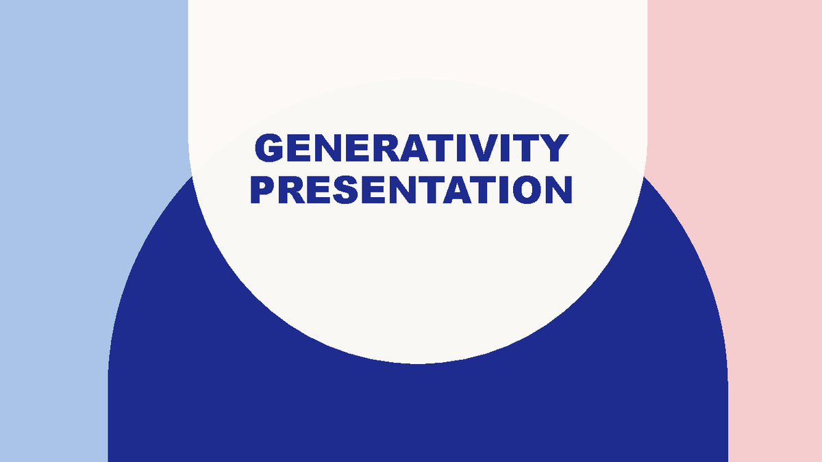 Generativity Overview: Insights & Personal Reflections - Studocu