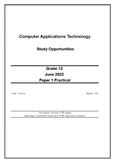 Computer Applications Technology PAT GR 12 2025 Guidelines for Success - Studocu