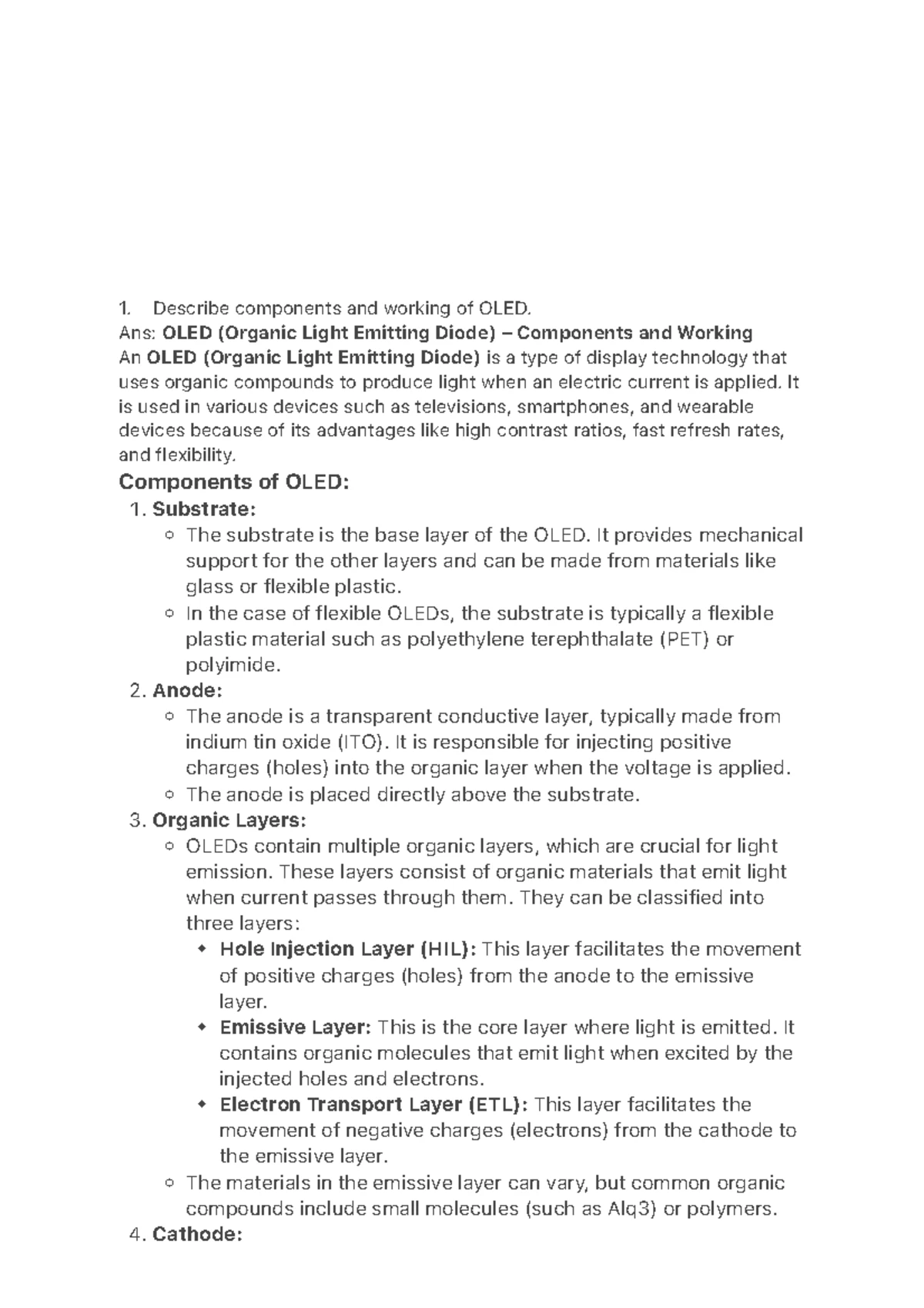 CHAPTER 1 NOTES - classmate Date Page ELECTRONICS PART Diode ...