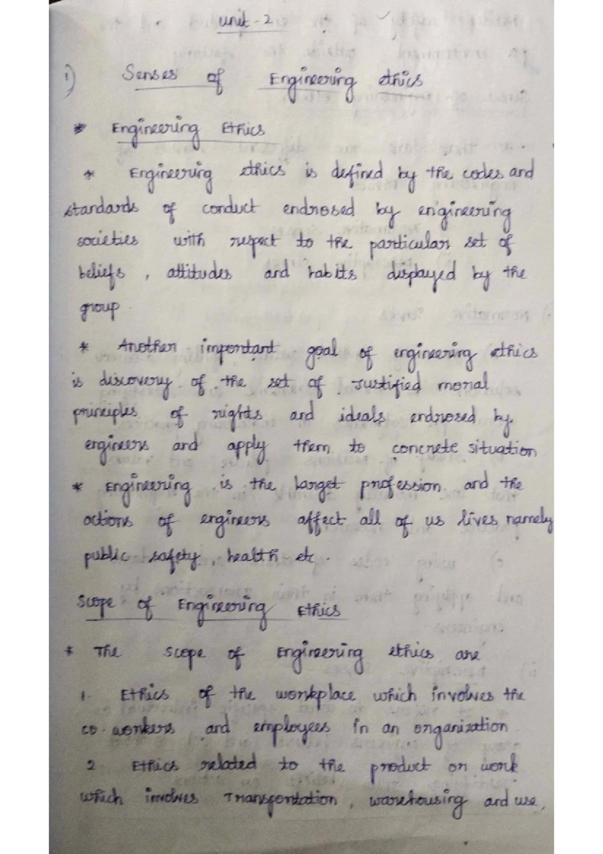 Unit 3 - Professional Ethics in Engineering Codes and Laws - Studocu