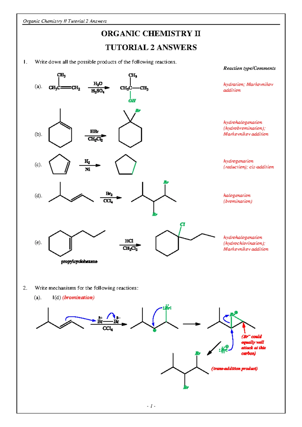 Chem Prac 04 - Isomerization of Diethyl Maleate to Dibromosuccinate ...