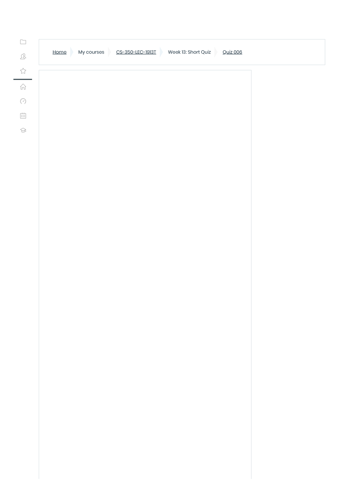 DBMS Quiz 006: Short Quiz on SQL Queries and Functions - Studocu