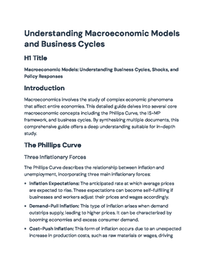 Economic Analysis and Trends: Business Cycles and IS-MP Framework ...