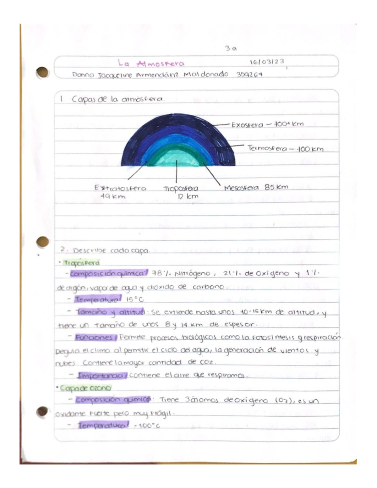 Cuestiones sobre la Atmósfera - Curso ELO3123 - Studocu
