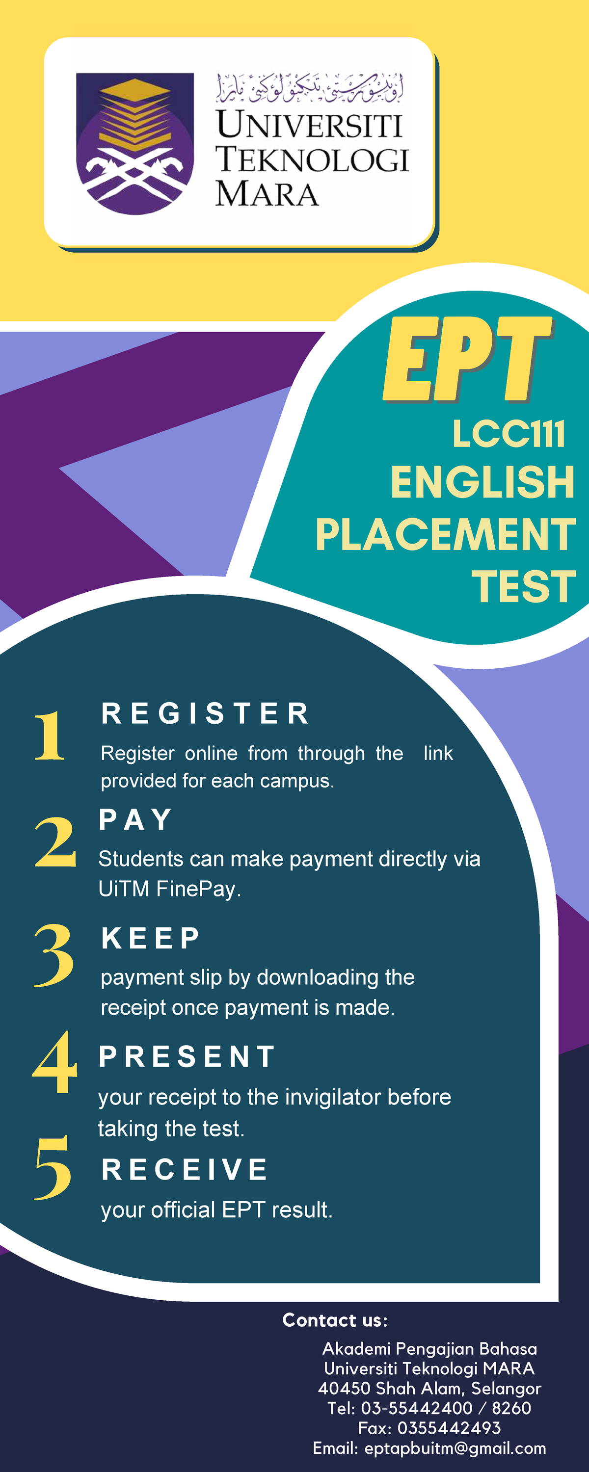 EPT ENGLISH PLACEMENT TEST 2025: Registration & Guidelines - Studocu