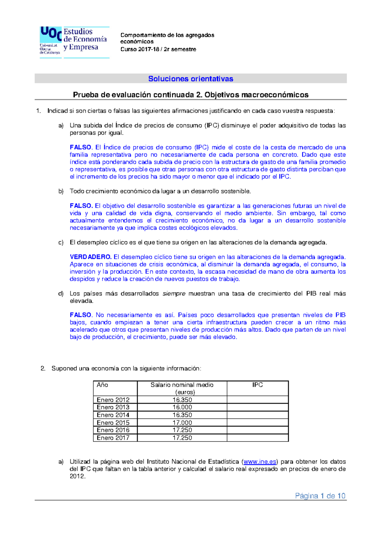 Pec2 - Warning: TT: undefined function: 32 Comportamiento de los agregados económicos Curso 2017 ...