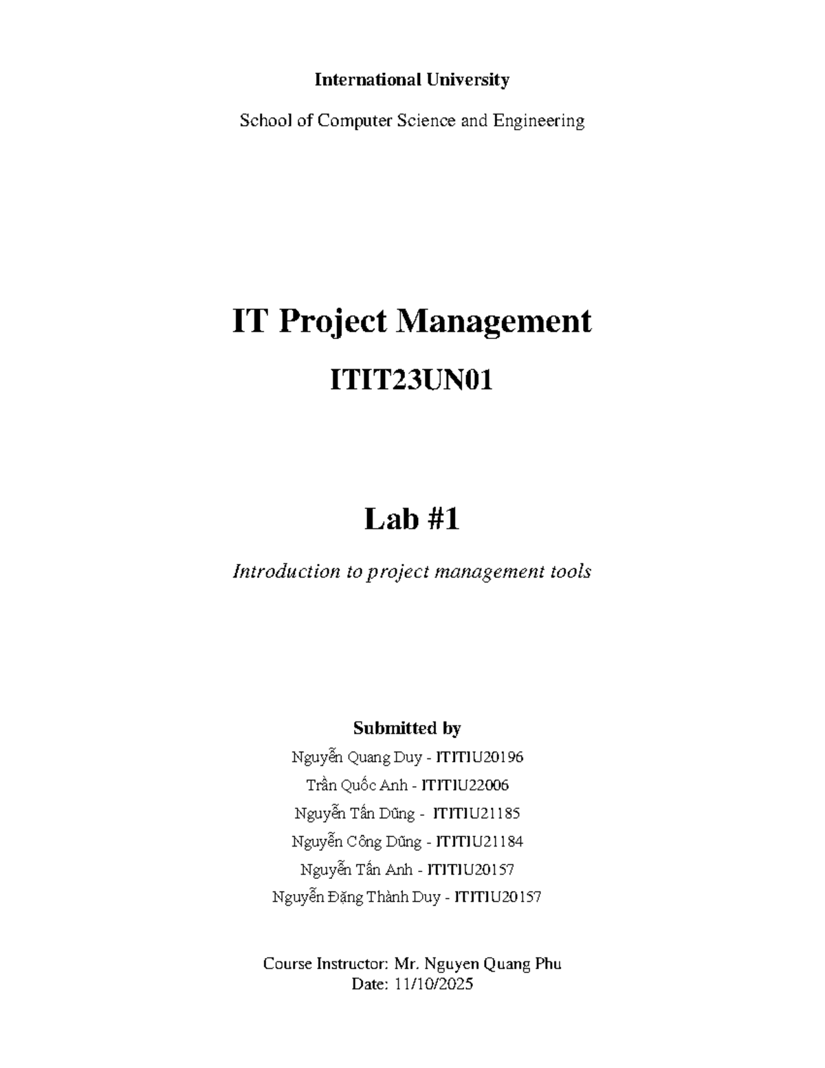 ITIT23UN01 Lab: Introduction to Project Management Tools Using Trello ...