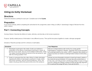 [Solved] The Capella Writing Centers section on Tone discusses - Child ...