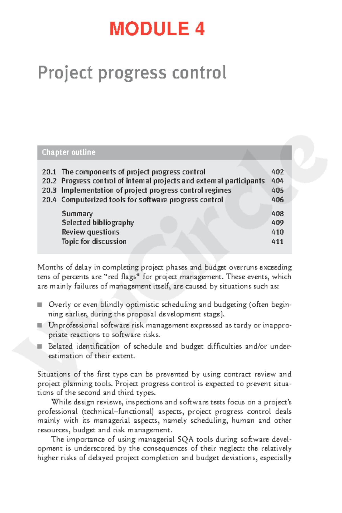 BIS714B Module 4: Project Progress Control Overview and Key Components ...