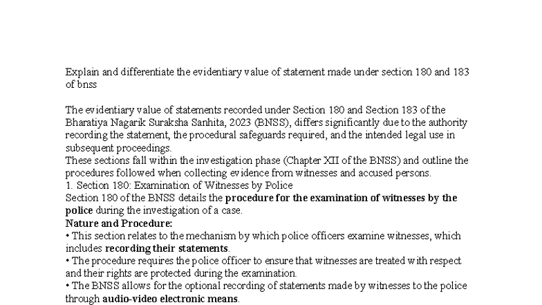 Chatgpt notes unit 3-5 - Explain and differentiate the evidentiary ...