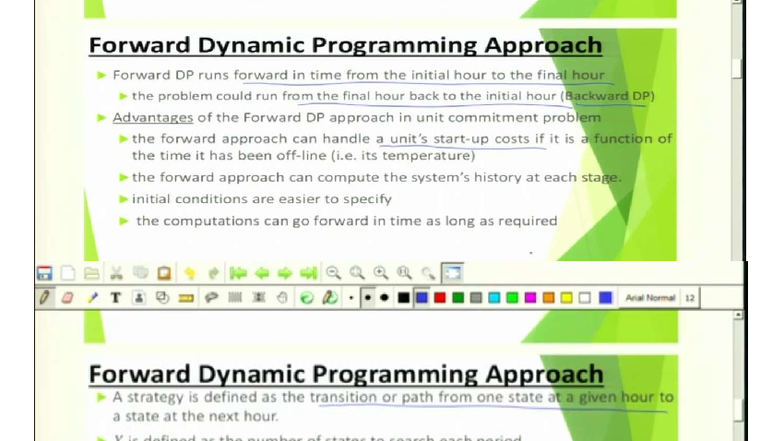 Forward Dynamic Programming Approach in Unit Commitment Problem - Studocu
