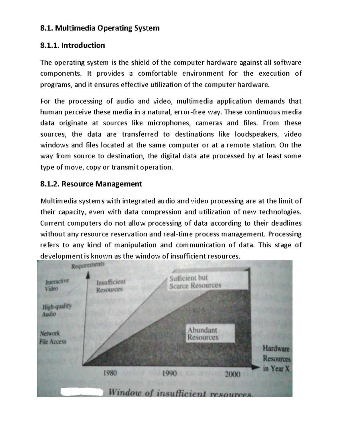 Ch-8.1 Multimedia Operating System Overview and Key Concepts - Studocu