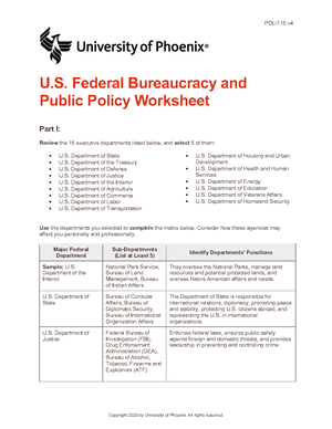 [Solved] Explain how each branch of the US federal government is ...