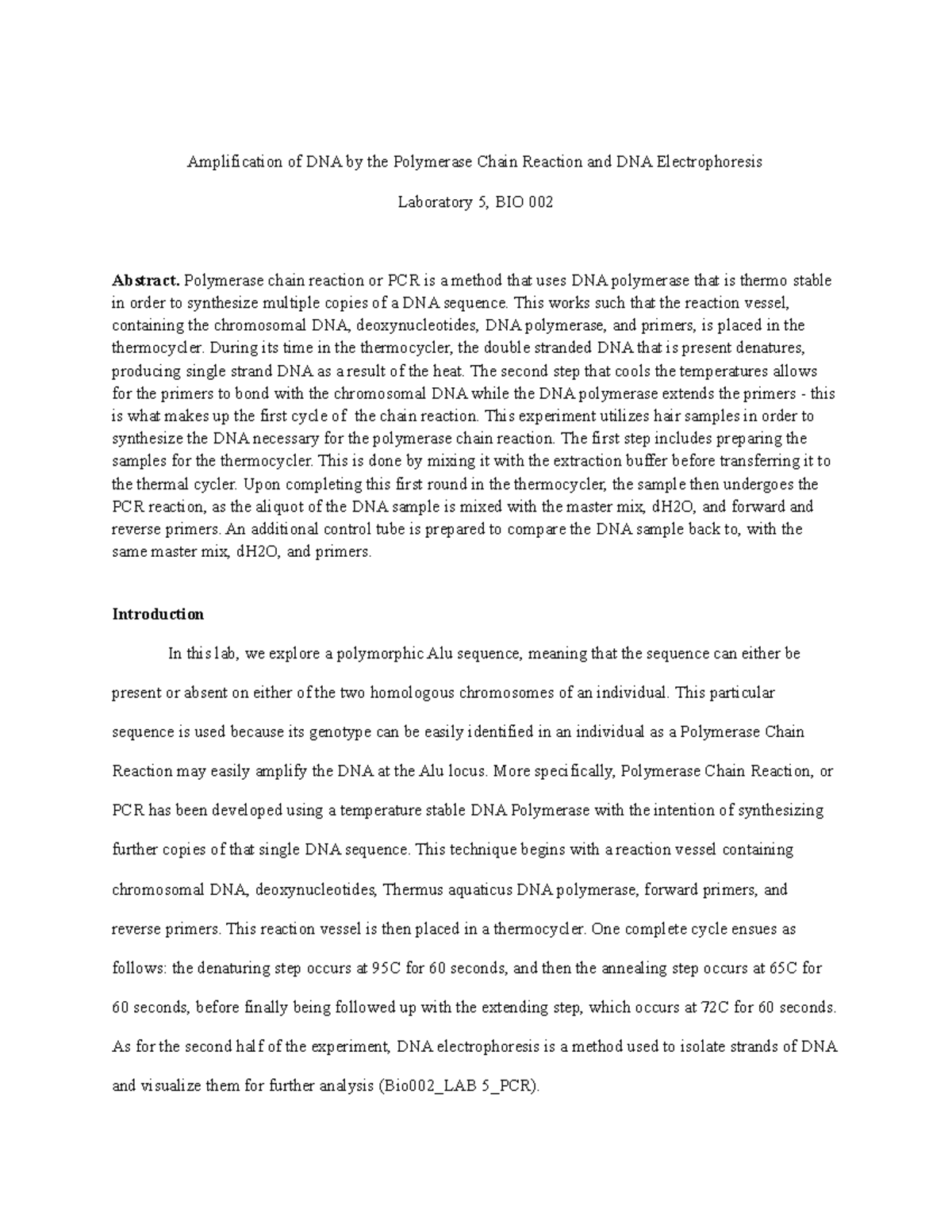 Bio 002l Lab 5 Lab Report For Bio 002l Lab 5 Deprecated Api Usage 2632