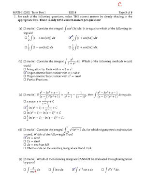 Math1020 midterm 1 review page 1 - Midbern 1 study Guide Important Tan ...