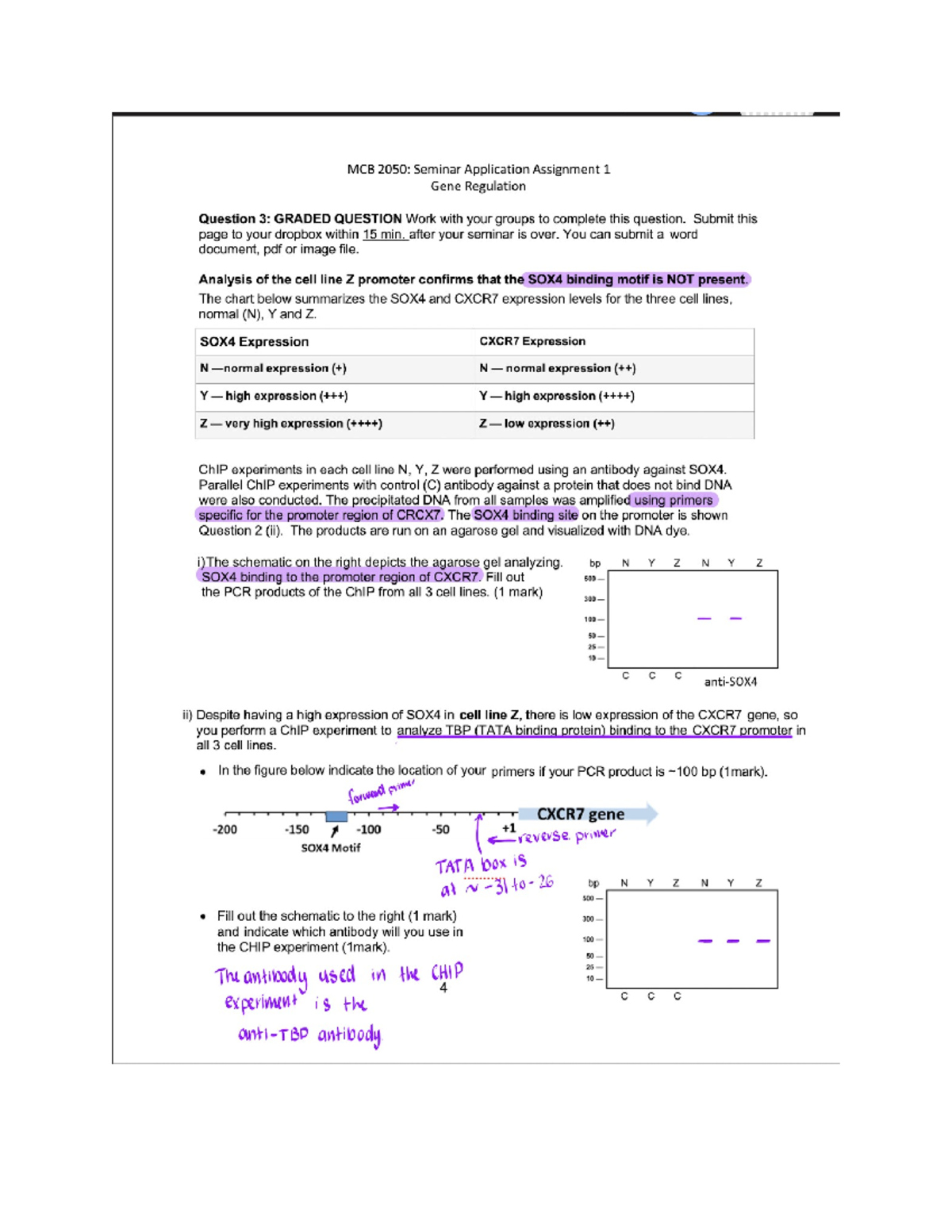 Seminar assigment one-MCB 2050 - MCB 2050: Seminar Application ...