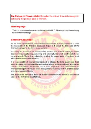 Layupan Bulfango De Jesus Tondo Working Capital - STRATEGIC CASE ...